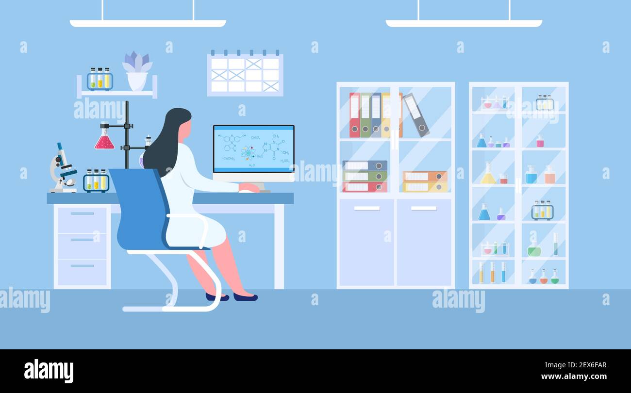 Cartoon chemical laboratory experimental hi-res stock photography and ...