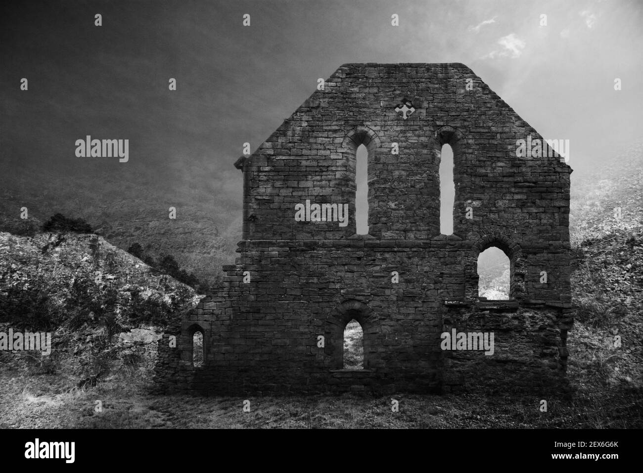 Midnight castle Black and White Stock Photos & Images - Alamy