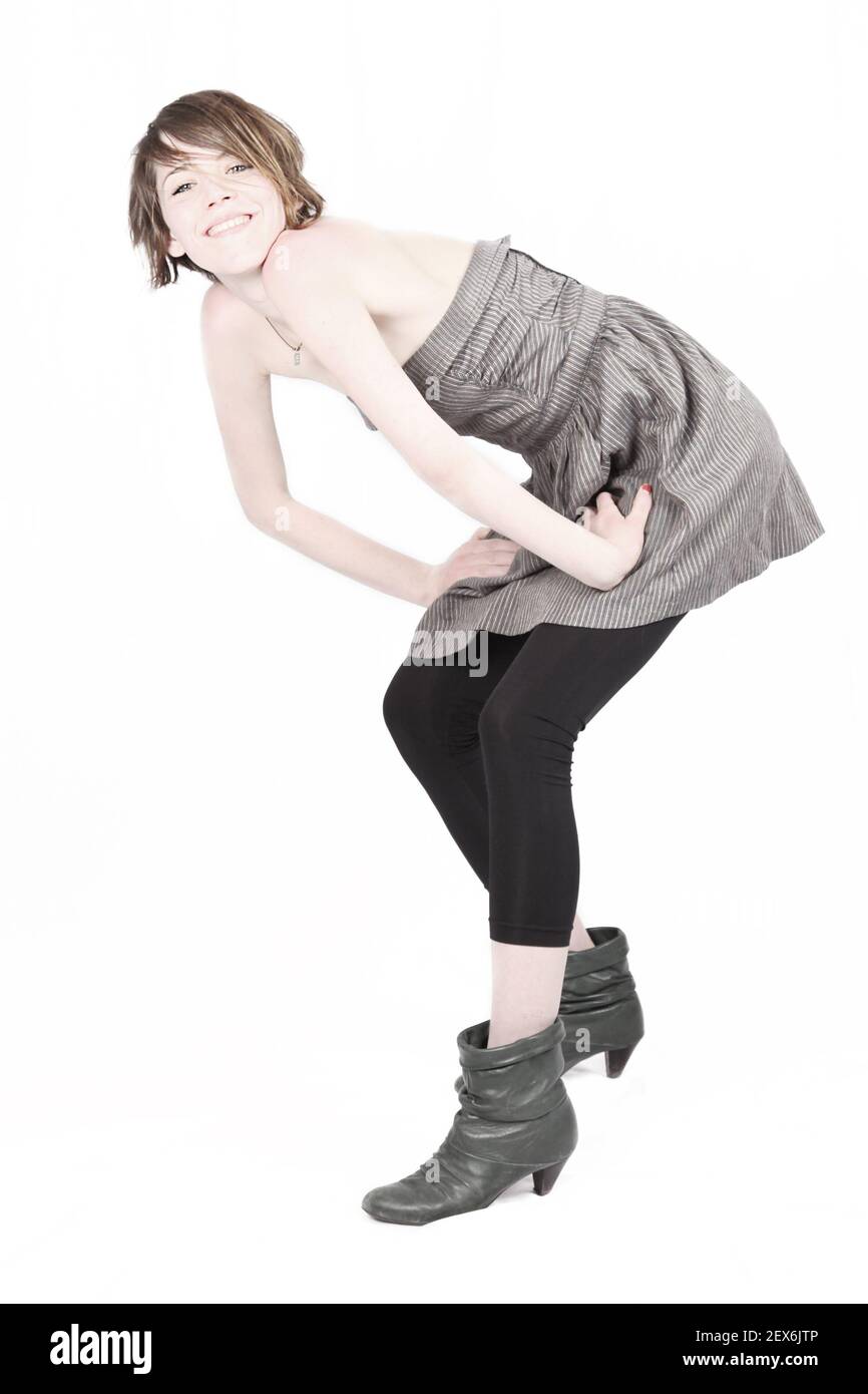 Joy for pose Cut Out Stock Images & Pictures - Alamy