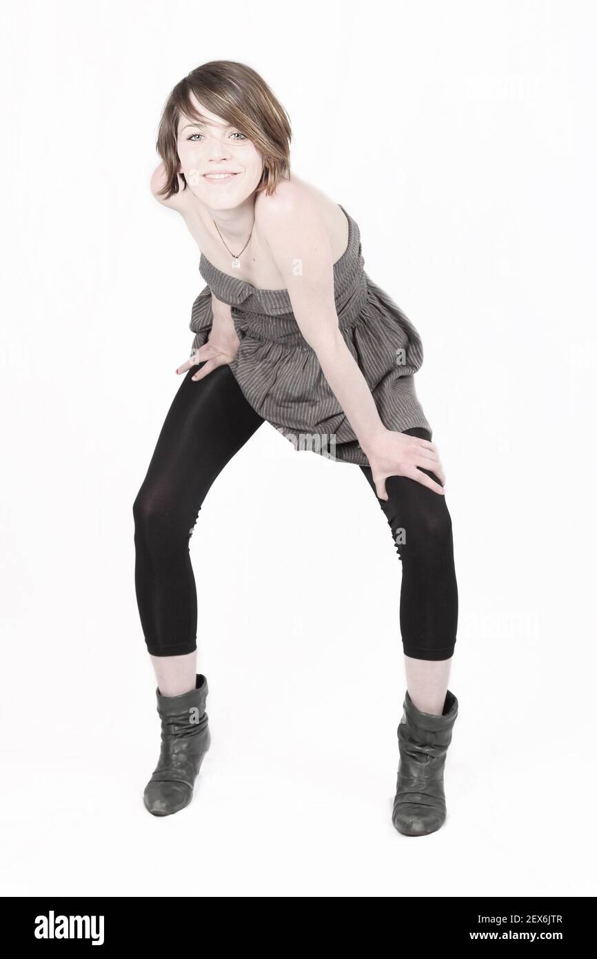 Joy for pose Cut Out Stock Images & Pictures - Alamy