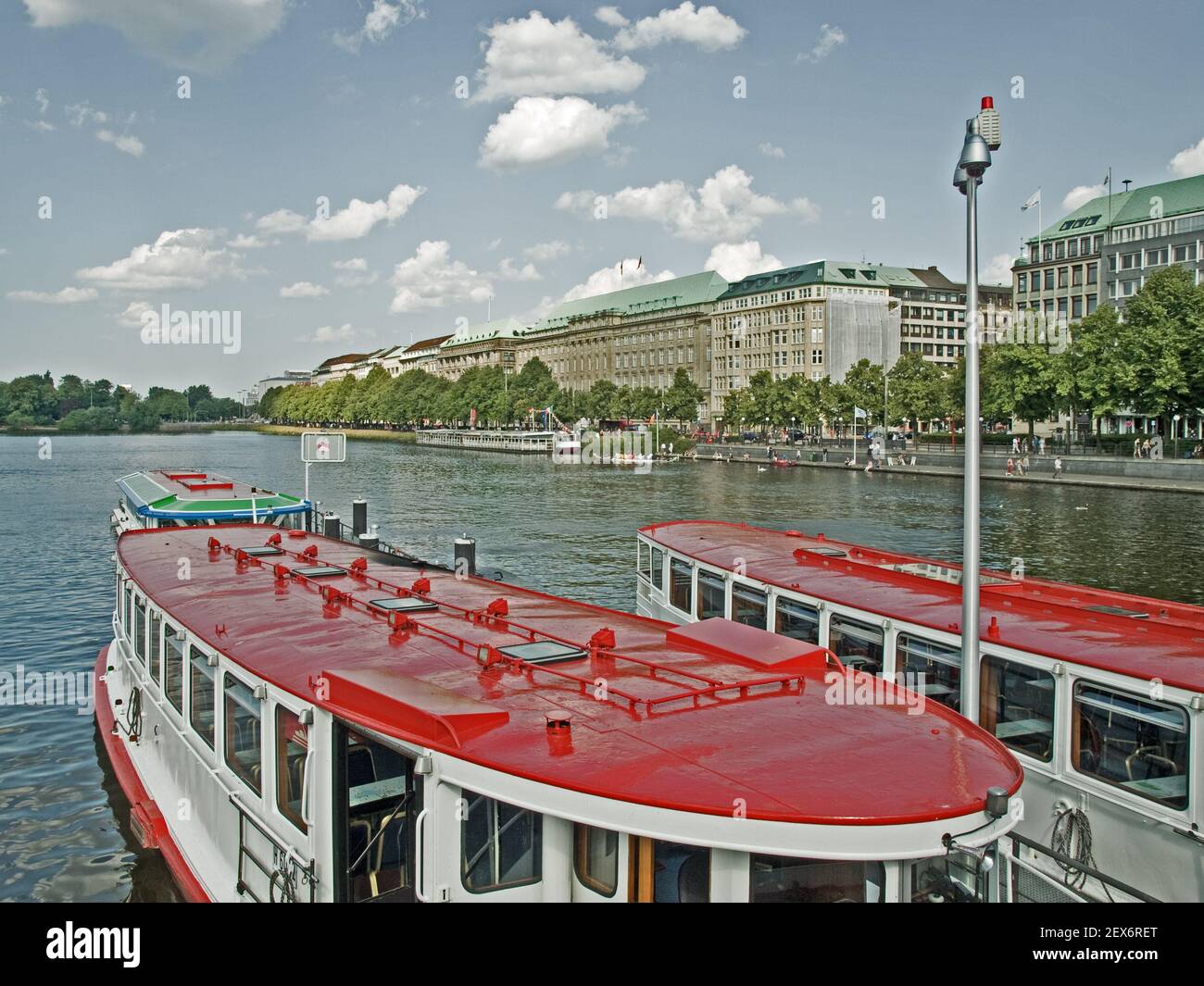 Alster barges hi-res stock photography and images - Alamy