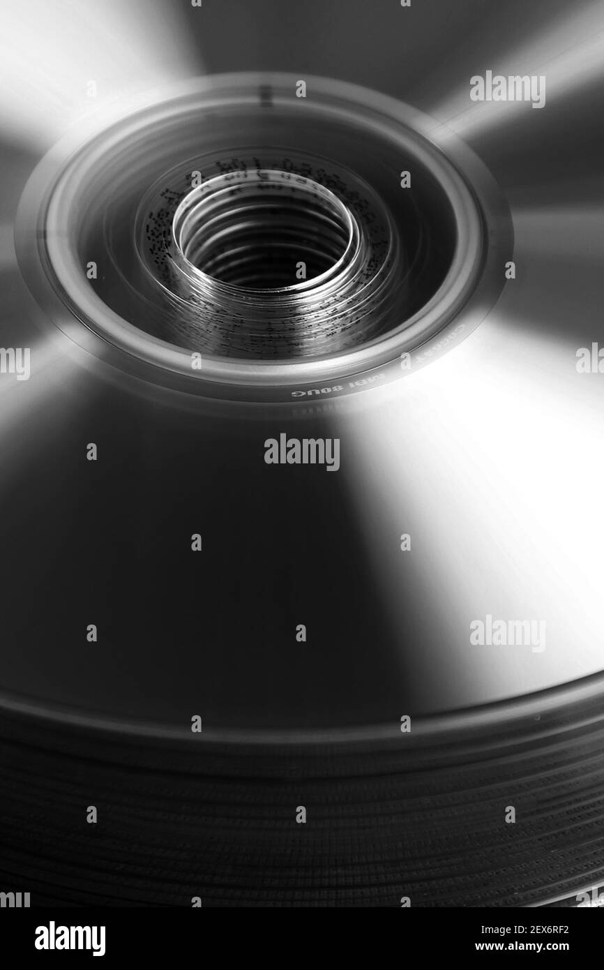 Blank cd Black and White Stock Photos & Images - Alamy