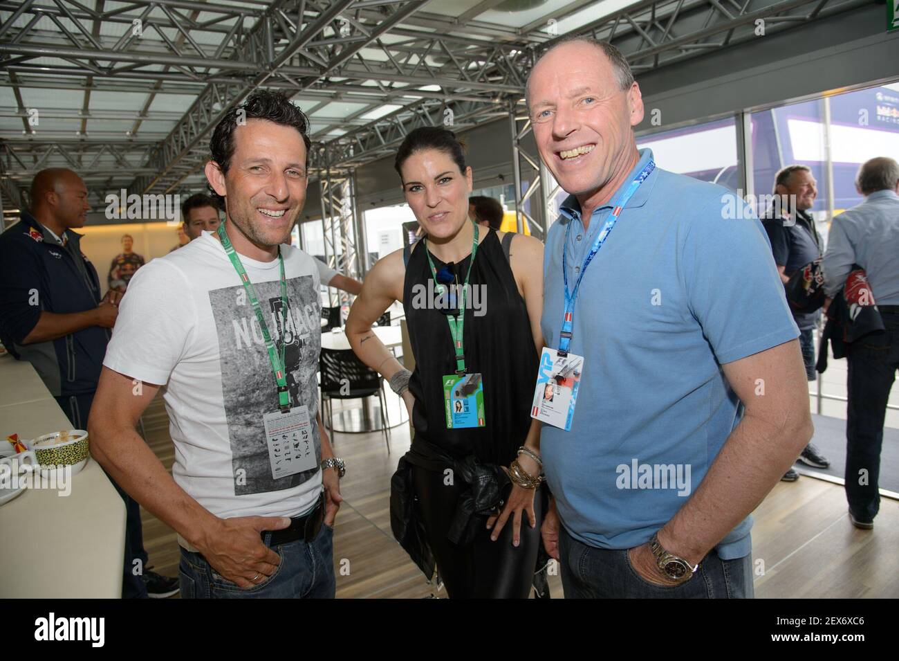 Tom Wallek, Elke Lichtenegger, Harti Weirather 19 June 2015 - 2015 Red ...