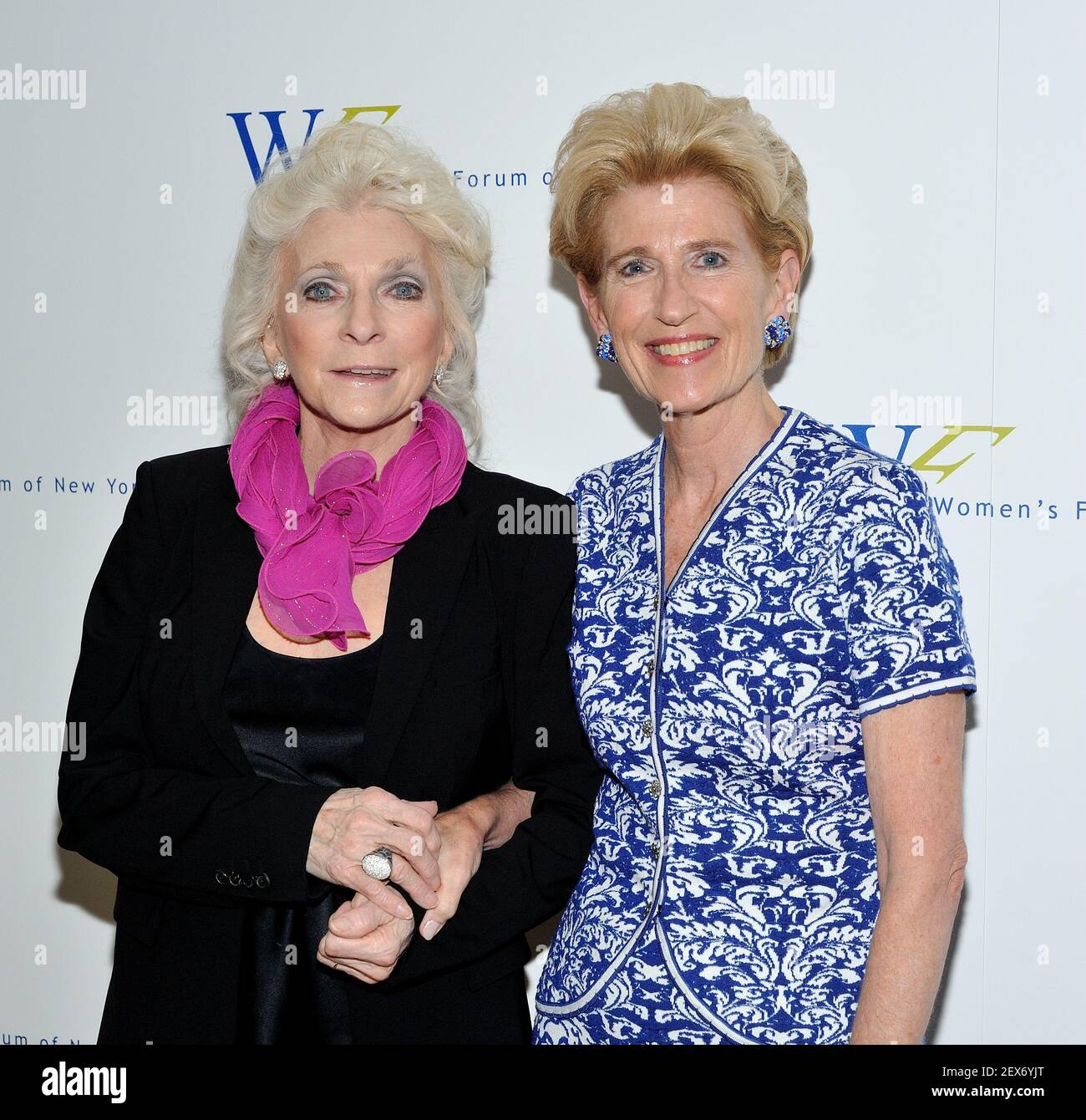 L-R: Judy Collins and Emily Rafferty attend the 5th Annual Elly Awards ...