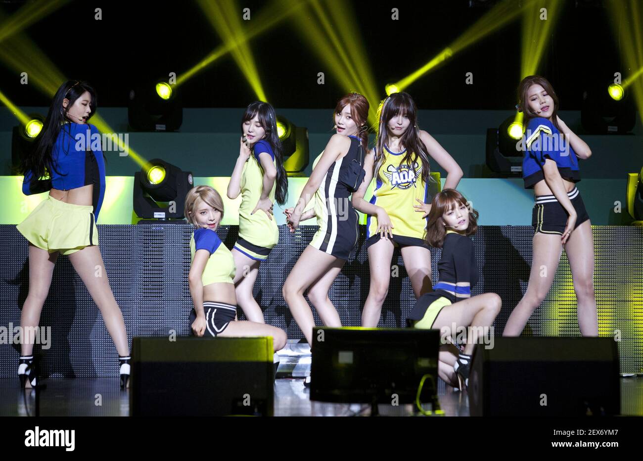 22 June 2015 - Seoul, South Korea : South Korean K-Pop girl group AOA ...