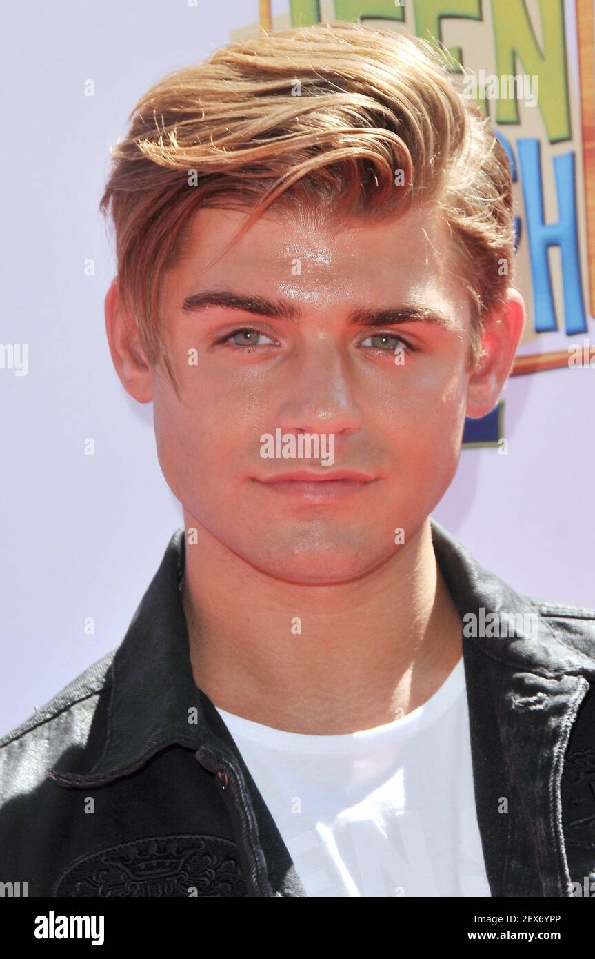 Garrett Clayton arrives at The Disney Channel's "Teen Beach 2" Los ...