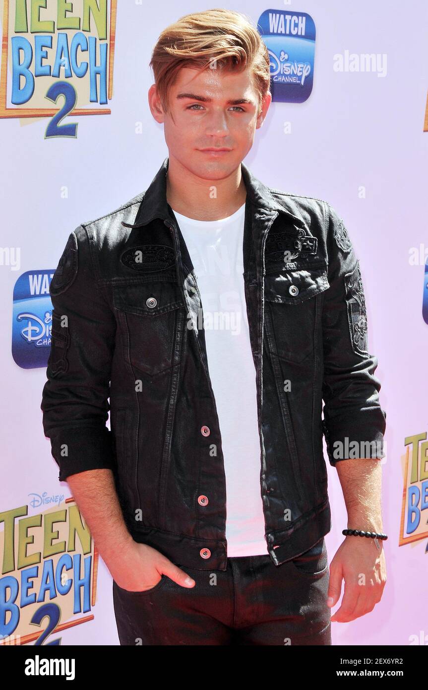 Garrett Clayton arrives at The Disney Channel's "Teen Beach 2" Los ...