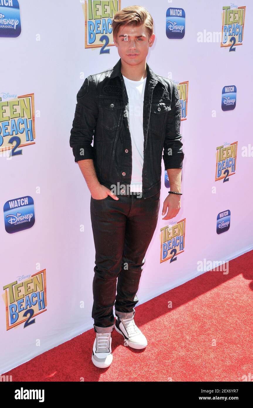 Garrett Clayton arrives at The Disney Channel's "Teen Beach 2" Los ...