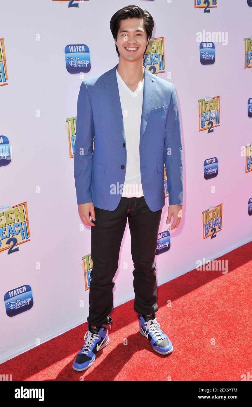 Ross Butler arrives at The Disney Channel's "Teen Beach 2" Los Angeles ...
