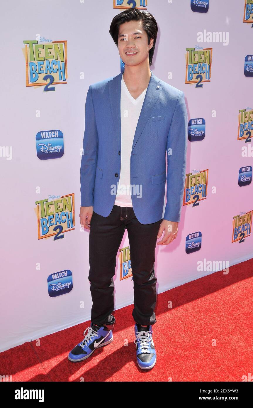Ross Butler arrives at The Disney Channel's "Teen Beach 2" Los Angeles ...
