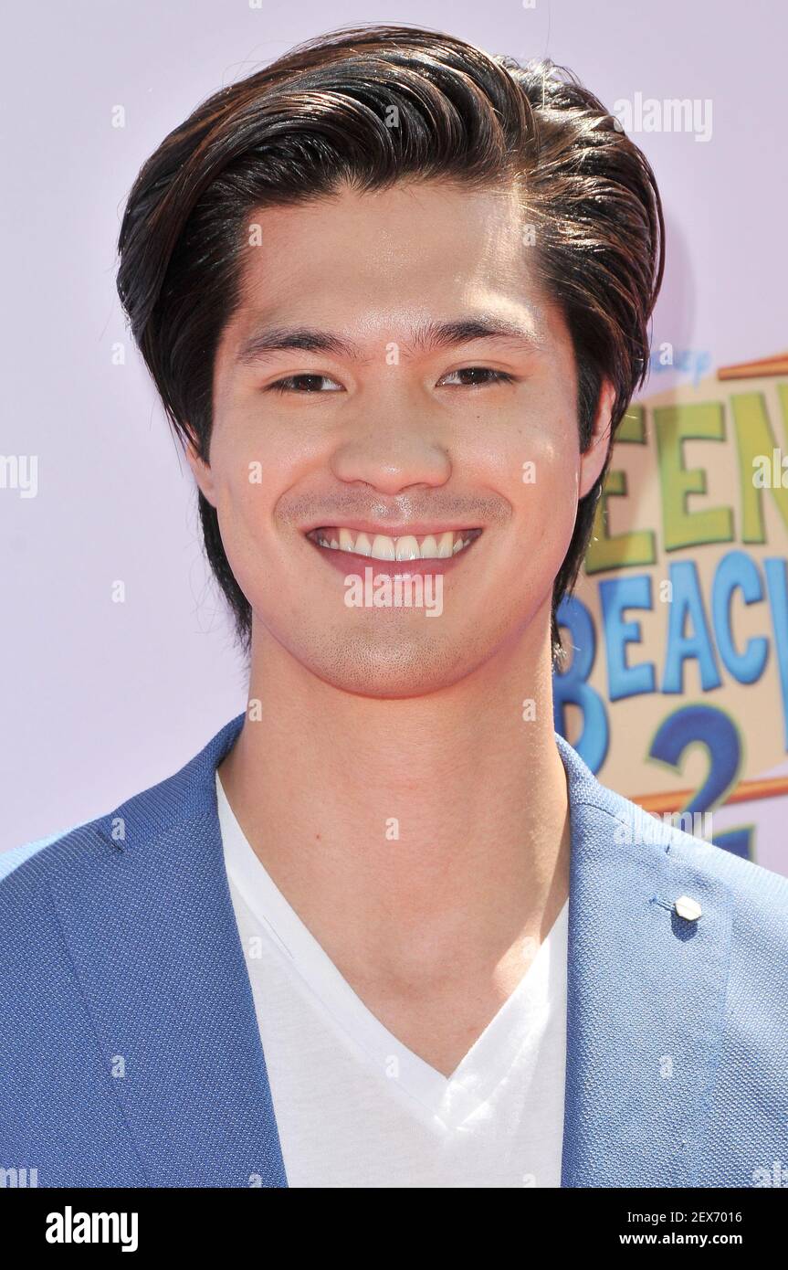 Ross Butler arrives at The Disney Channel's "Teen Beach 2" Los Angeles ...