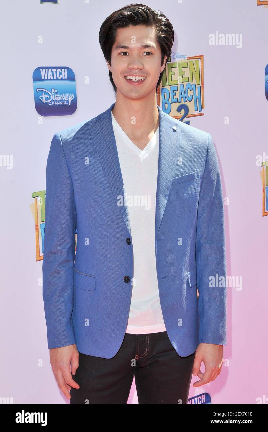 Ross Butler arrives at The Disney Channel's "Teen Beach 2" Los Angeles ...
