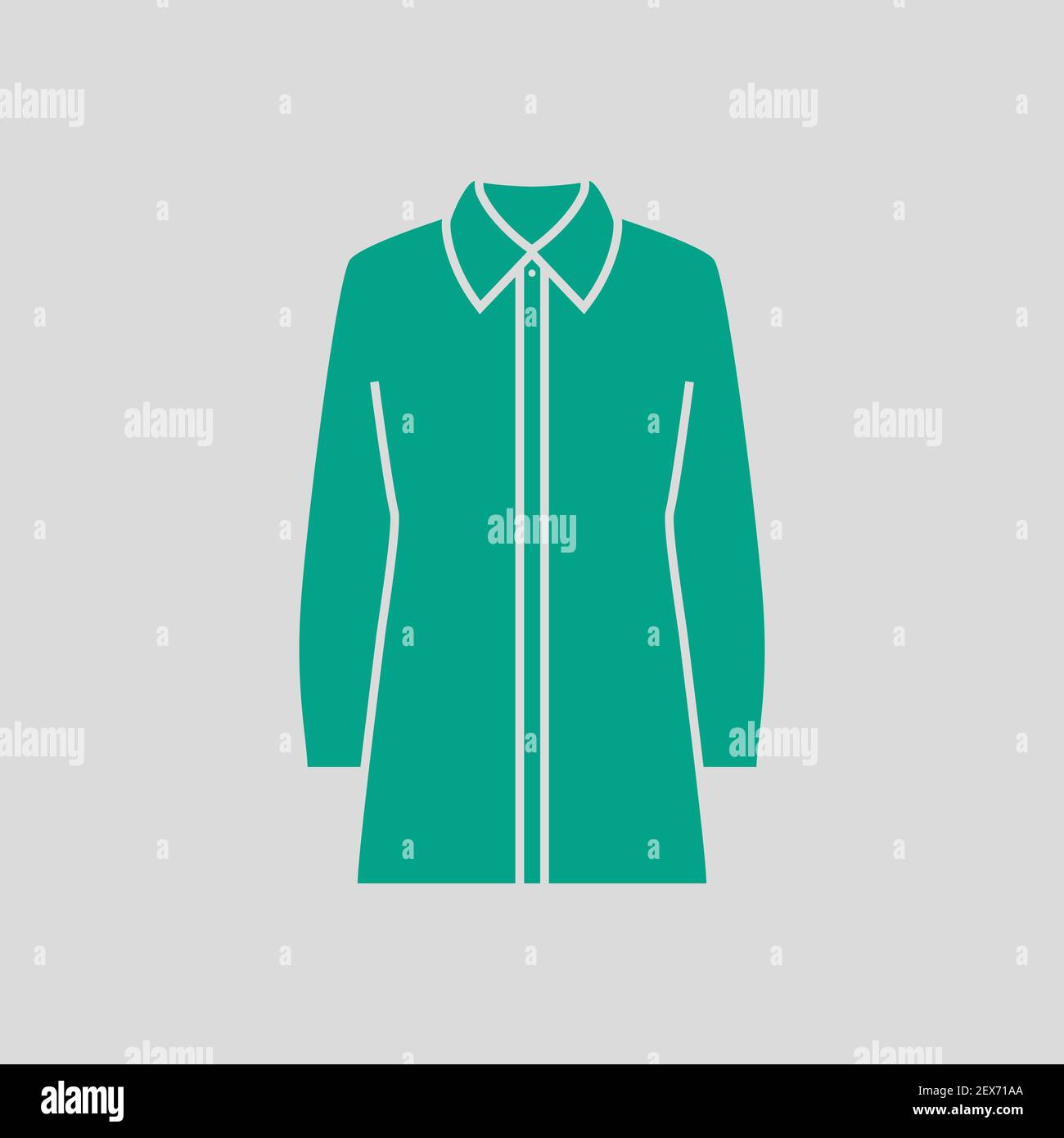 Green dress long dress Stock Vector Images - Alamy