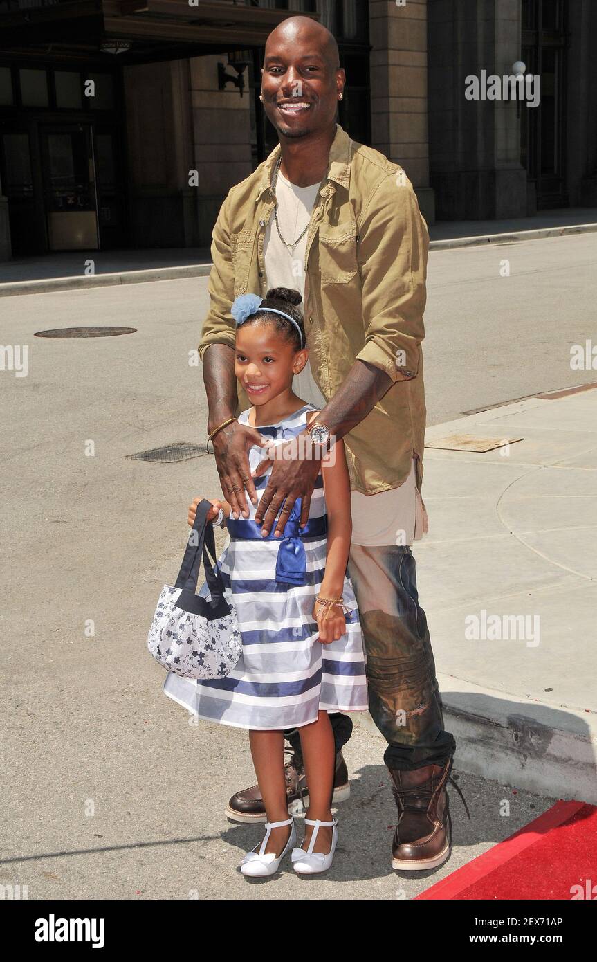 Tyrese Gibson & Daughter Shayla Gibson arrives at the "Fast & Furious ...
