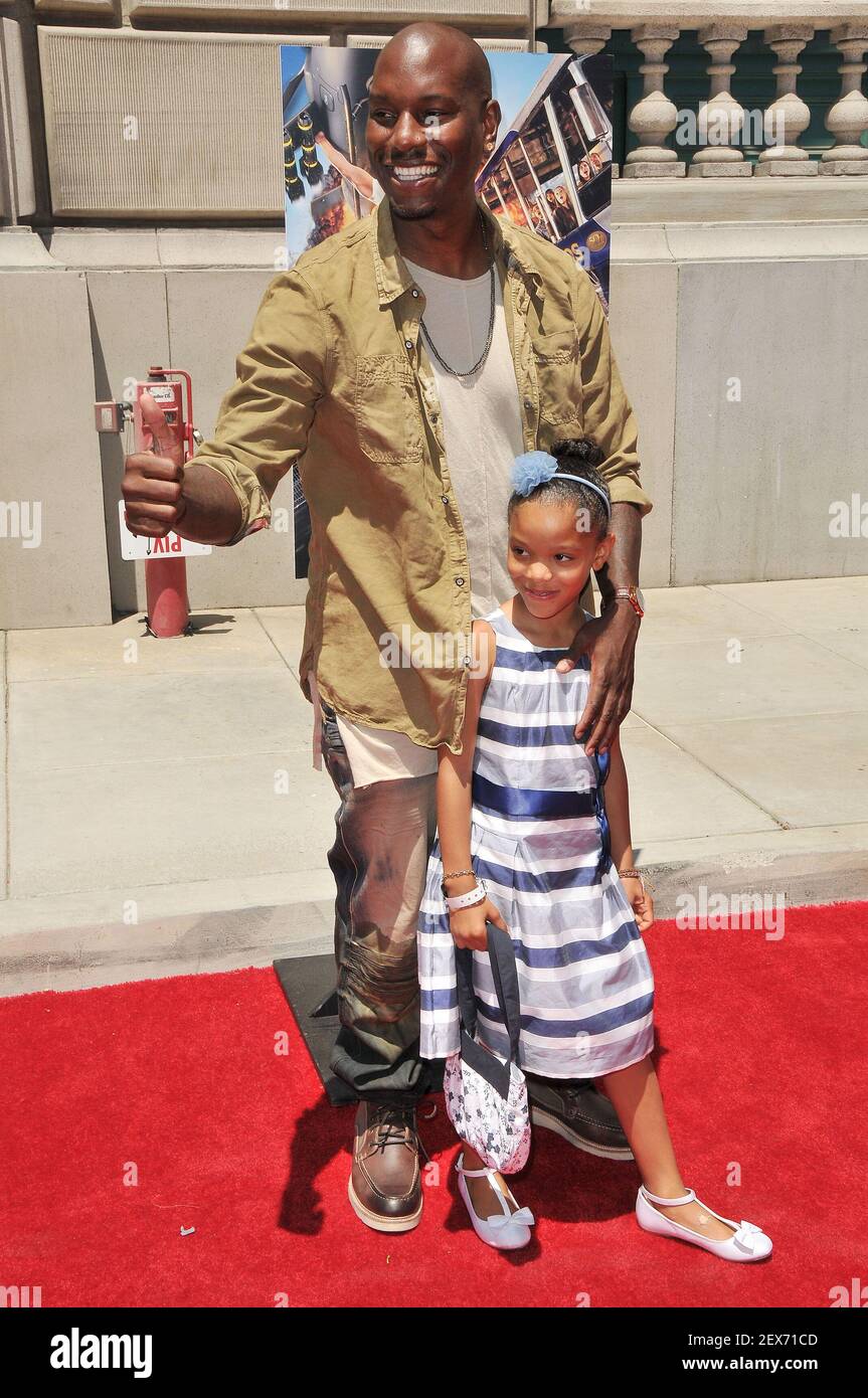 Tyrese Gibson & Daughter Shayla Gibson arrives at the "Fast & Furious ...