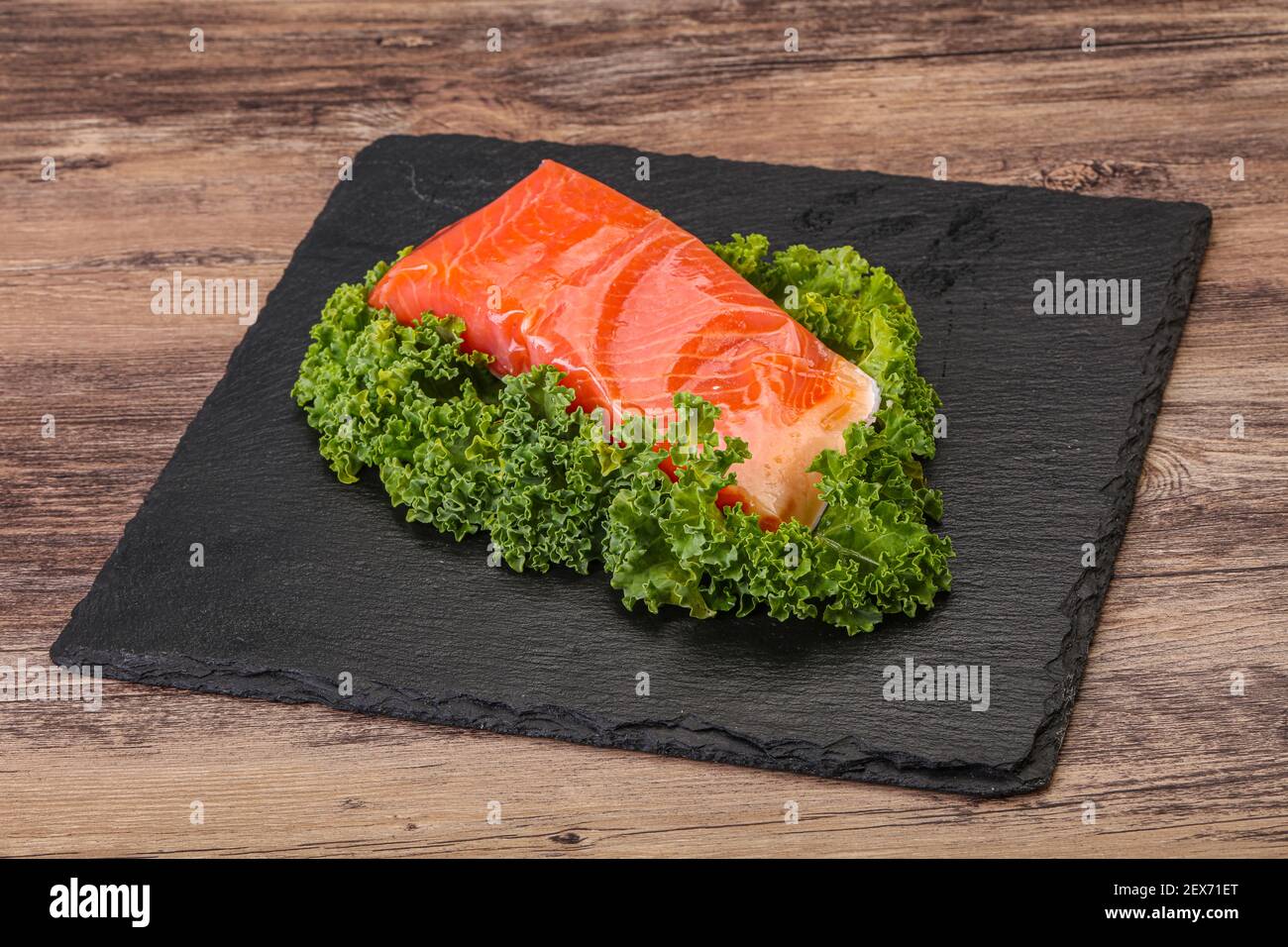 Tasty Salmon fillet slice for cooking Stock Photo - Alamy