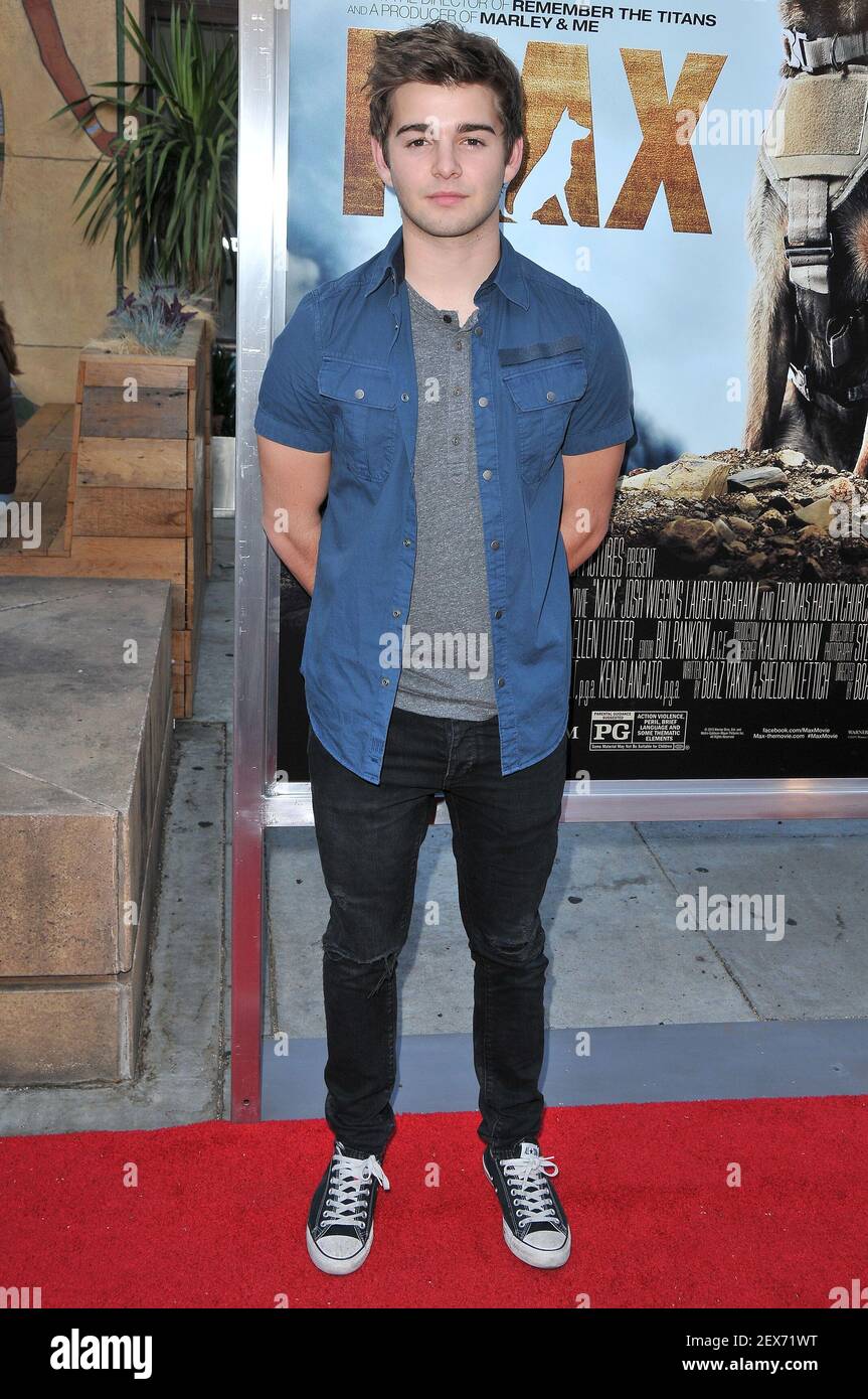 Jack Griffo arrives at the "Max" Los Angeles Premiere held at the ...
