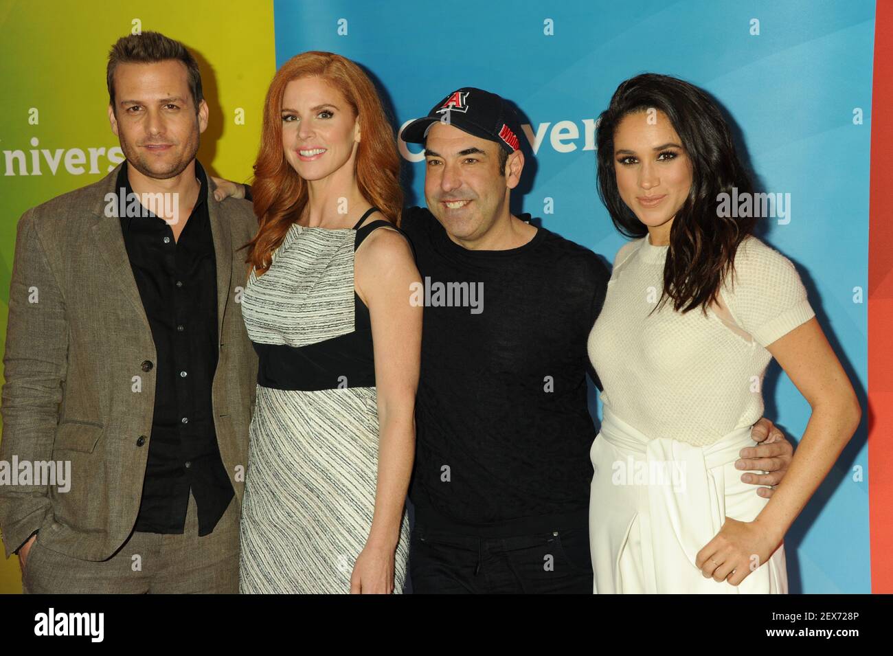 Gabriel Macht, Sarah Rafferty, Rick Hoffman, Meghan Markie attends the ...