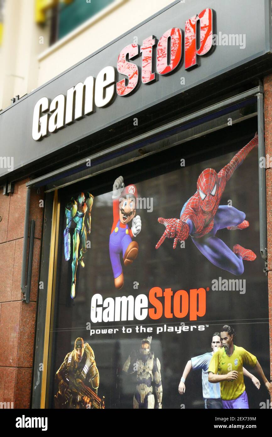 TURIN, ITALY - Feb 10, 2021: Game Stop video gaming retail shop ...