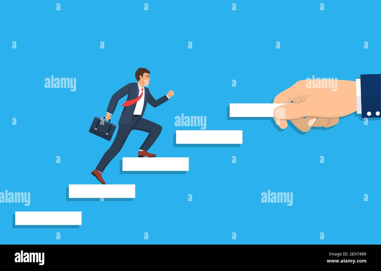 Business mission leader step Stock Vector Images - Alamy