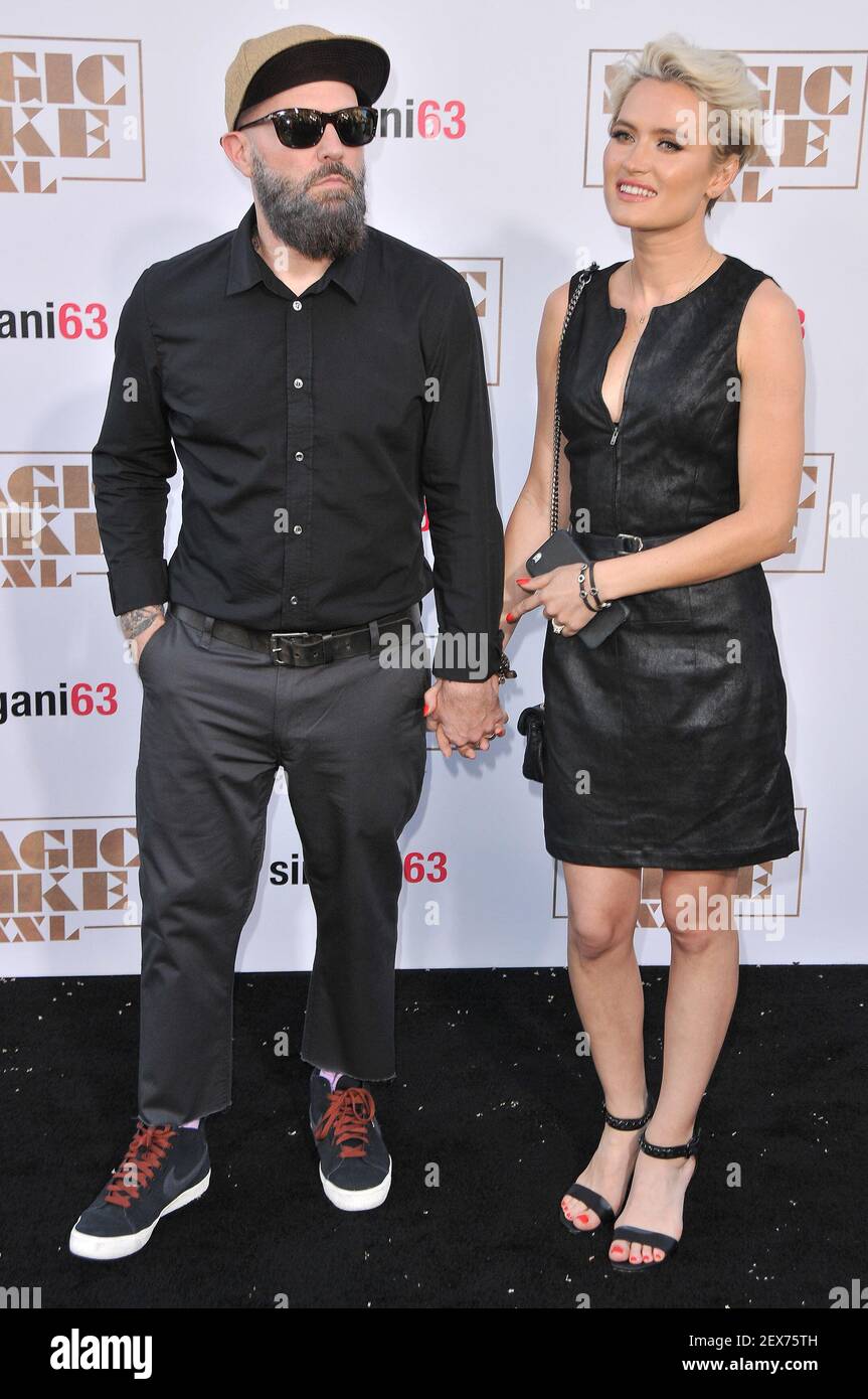 (L-R) Fred Durst and Kseniya Beryazina arrives at the "Magic Mike XXL ...