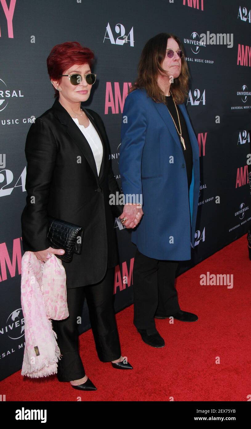 25 June 2015 - Hollywood, California - Ozzy Osbourne, Sharon Osbourne ...