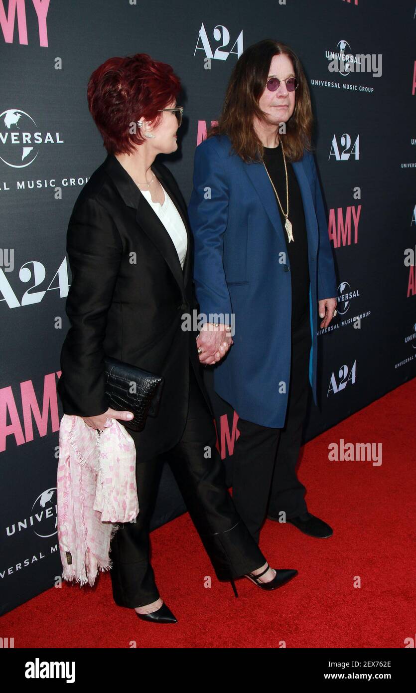25 June 2015 - Hollywood, California - Ozzy Osbourne, Sharon Osbourne ...