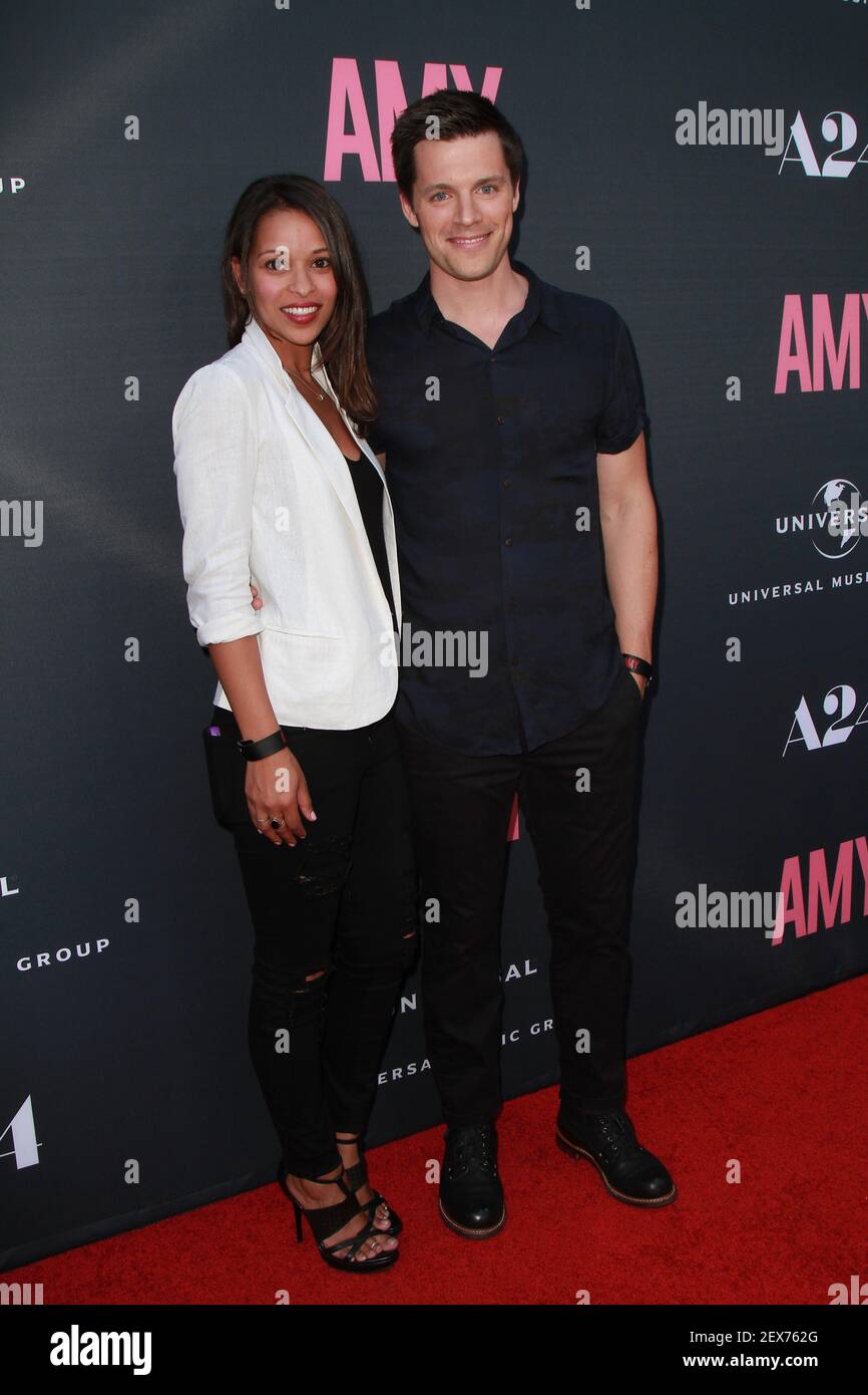 25 June 2015 - Hollywood, California - Nick Jandl, Regalia Thomas. "Amy" Los Angeles Premiere ...