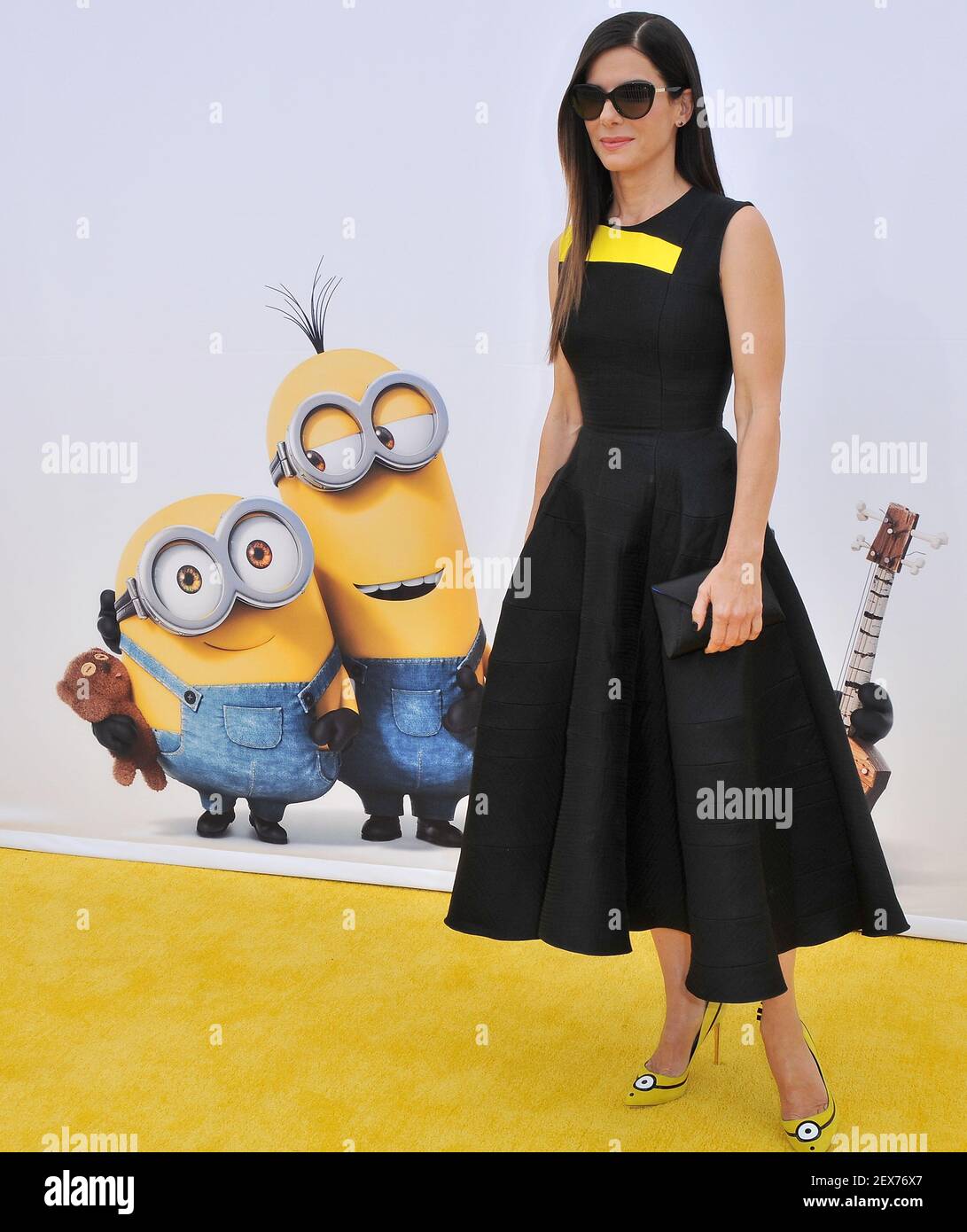 Sandra Bullock arrives at the "Minions" Los Angeles Premiere held at ...