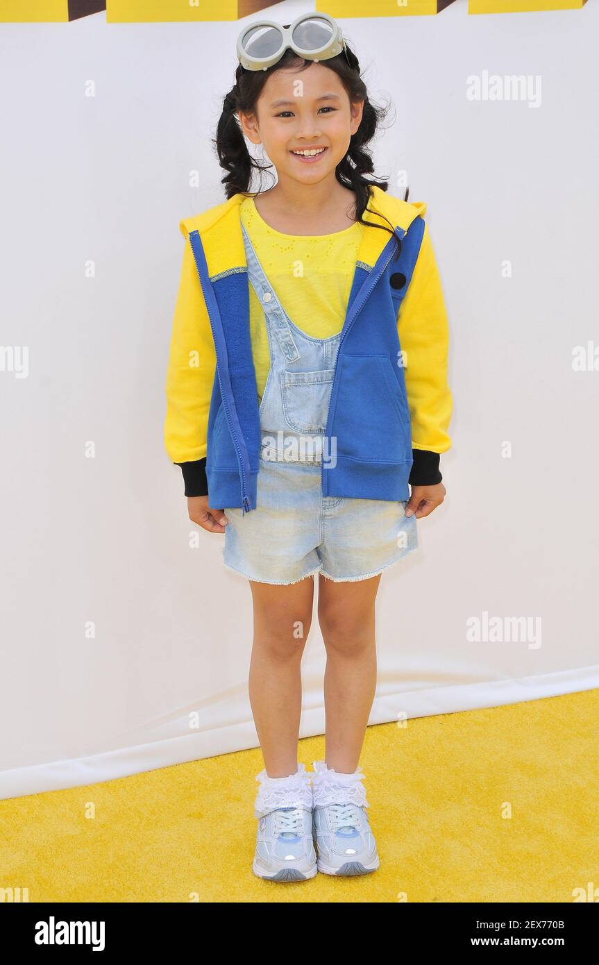 Saika Fujita arrives at the "Minions" Los Angeles Premiere held at the ...