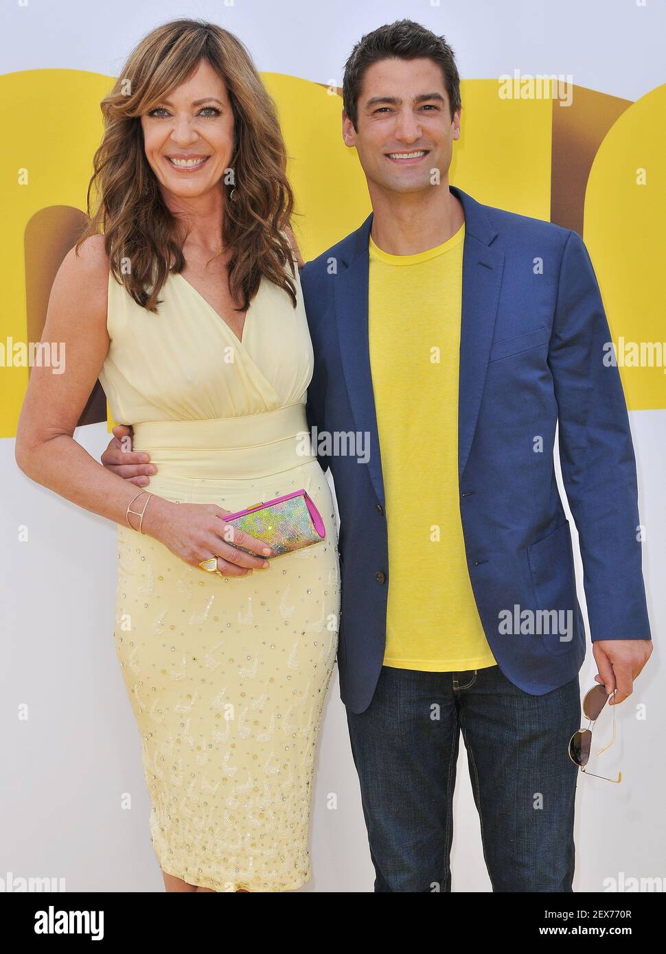 (L-R) Allison Janney and Guest arrives at the "Minions" Los Angeles ...
