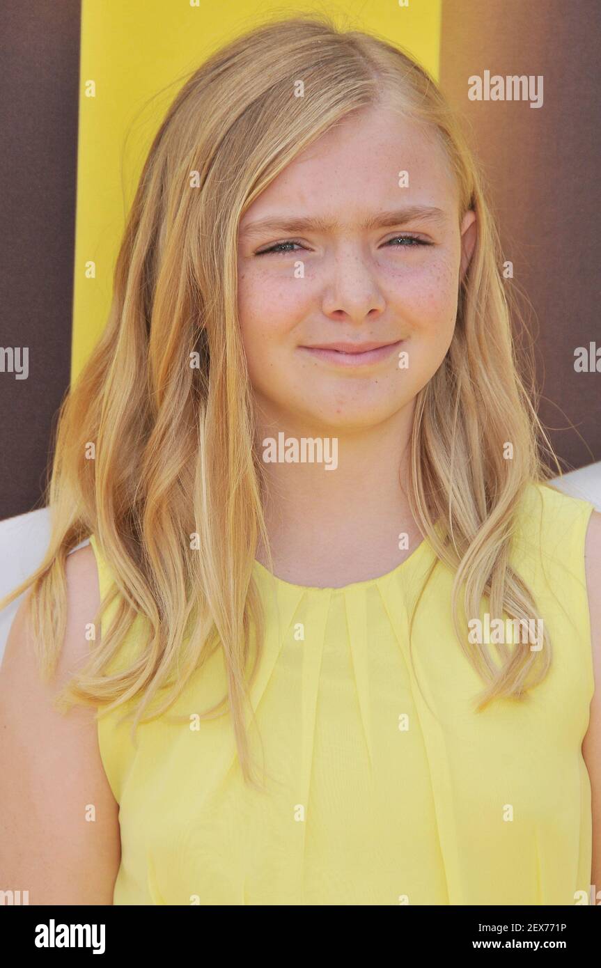 Elsie Fisher arrives at the "Minions" Los Angeles Premiere held at the ...