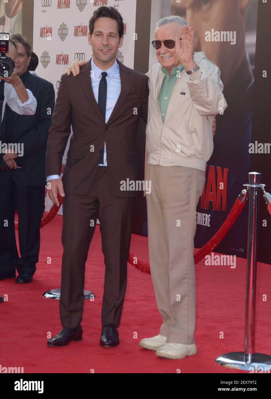 29 June 2015 - Hollywood, California - Paul Rudd, Stan Lee. Arrivals ...