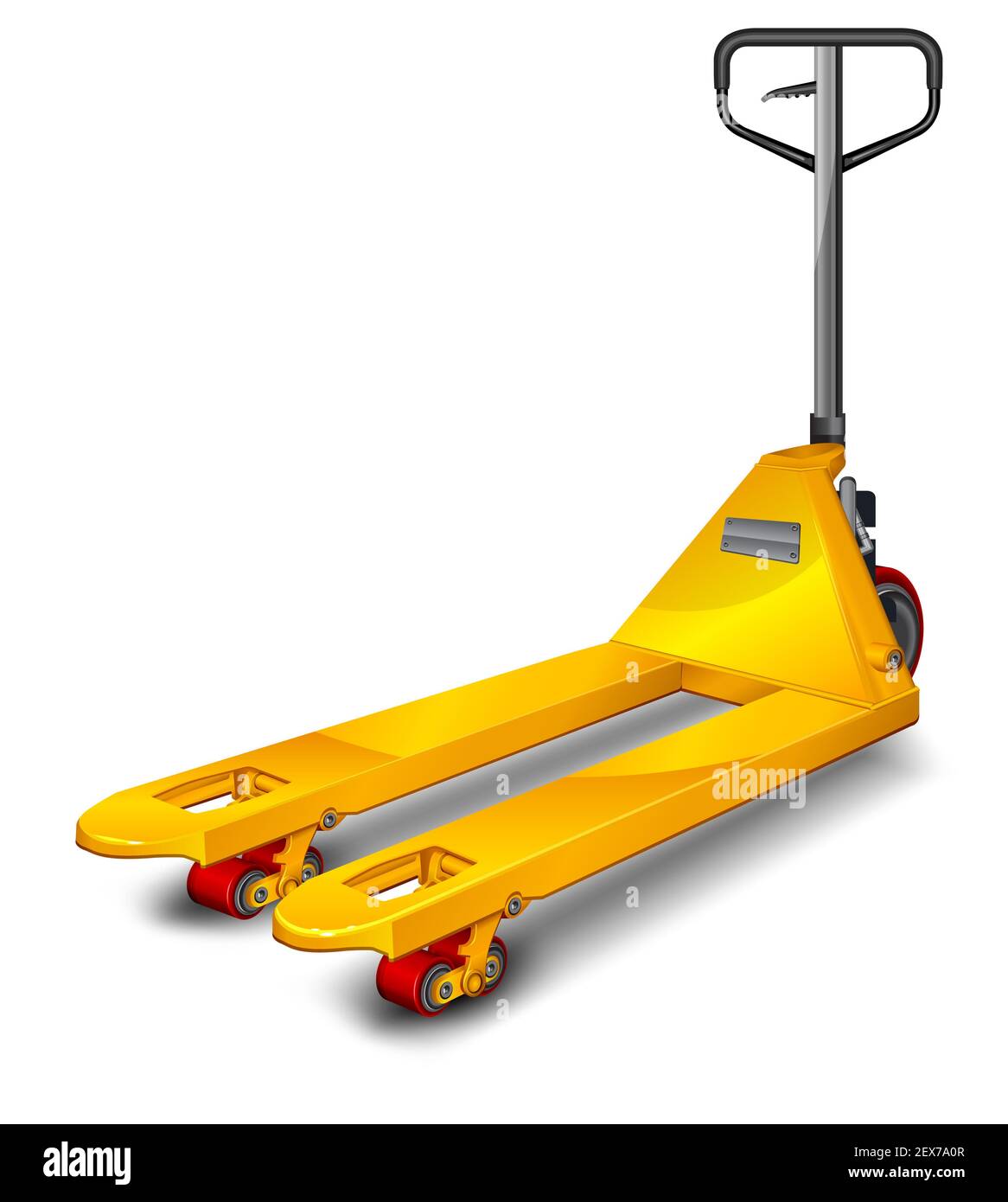 Pallet truck lift Cut Out Stock Images & Pictures - Alamy