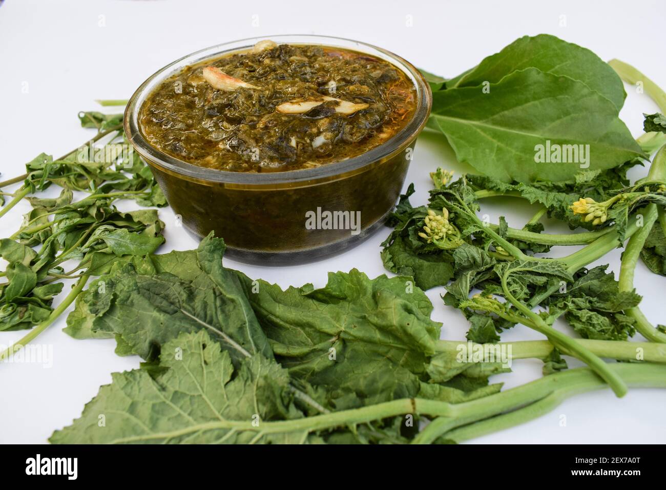 Sarson Ka Saag Leaves