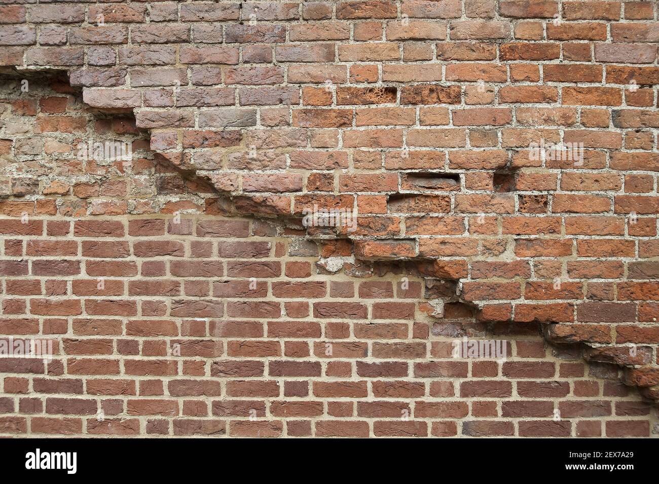 Wall OF Brickstones Stock Photo - Alamy