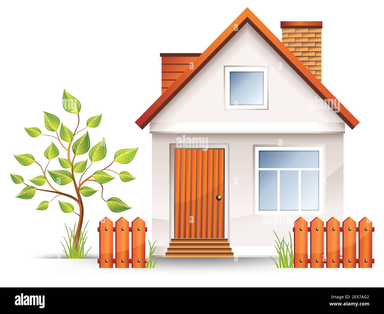 Vector house plant Cut Out Stock Images & Pictures - Alamy