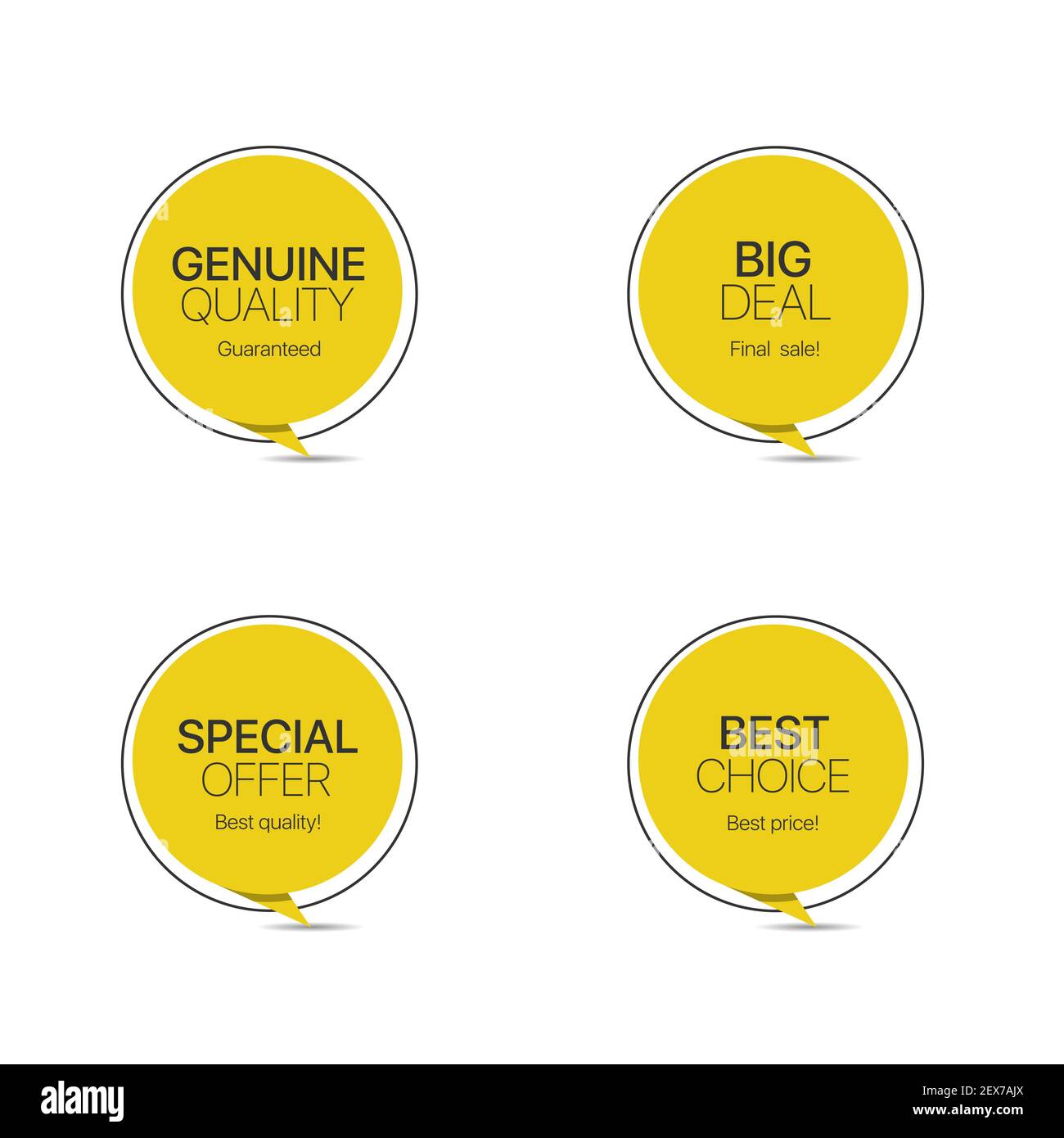 Big labels Stock Vector Images - Alamy