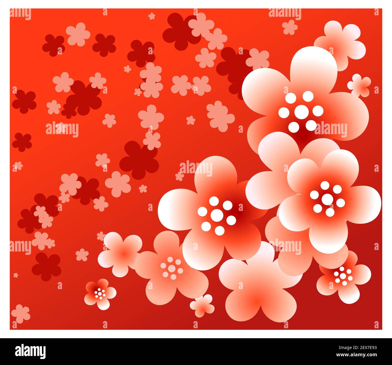 Red flower background Stock Photo - Alamy