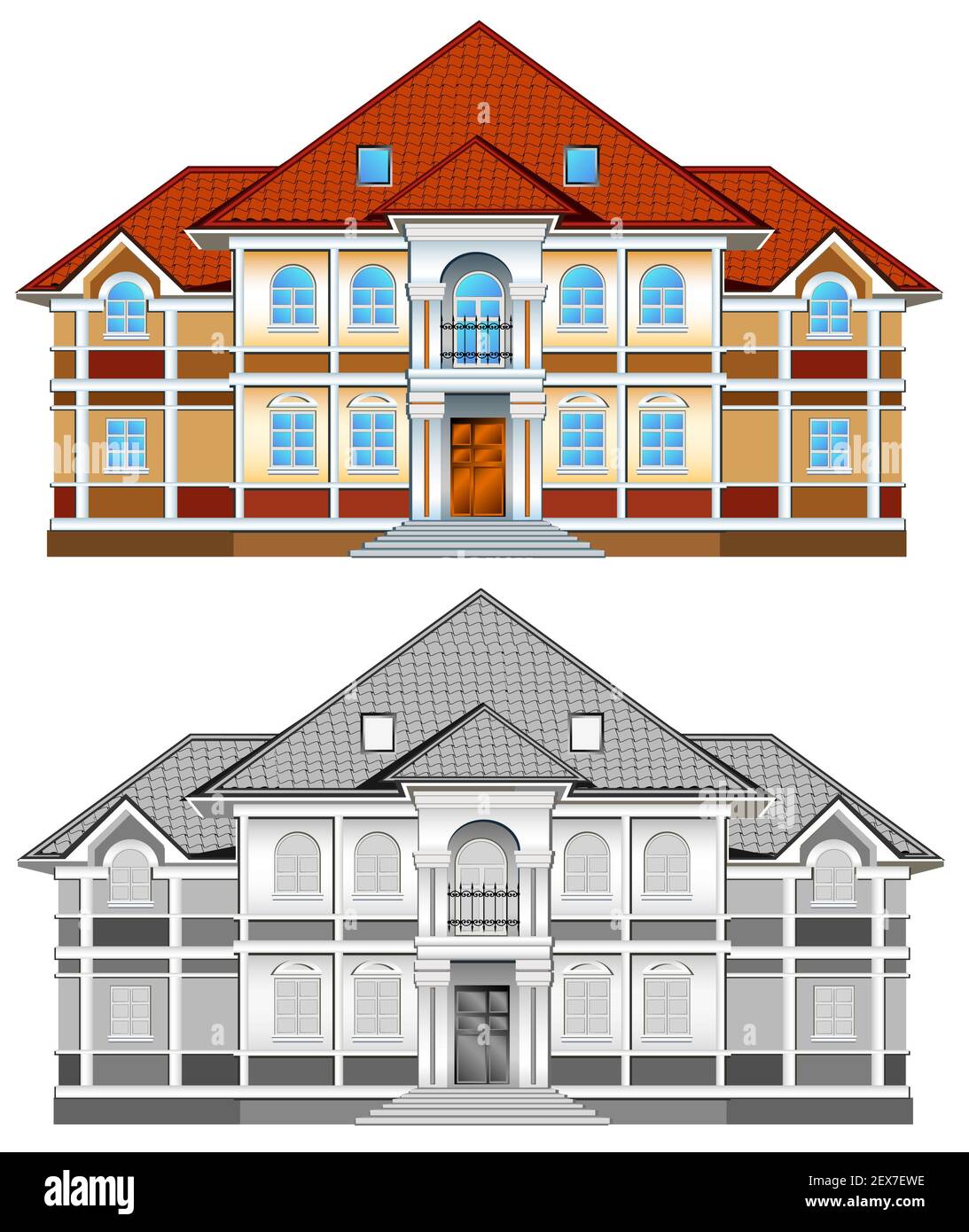 Country windows Cut Out Stock Images & Pictures - Alamy