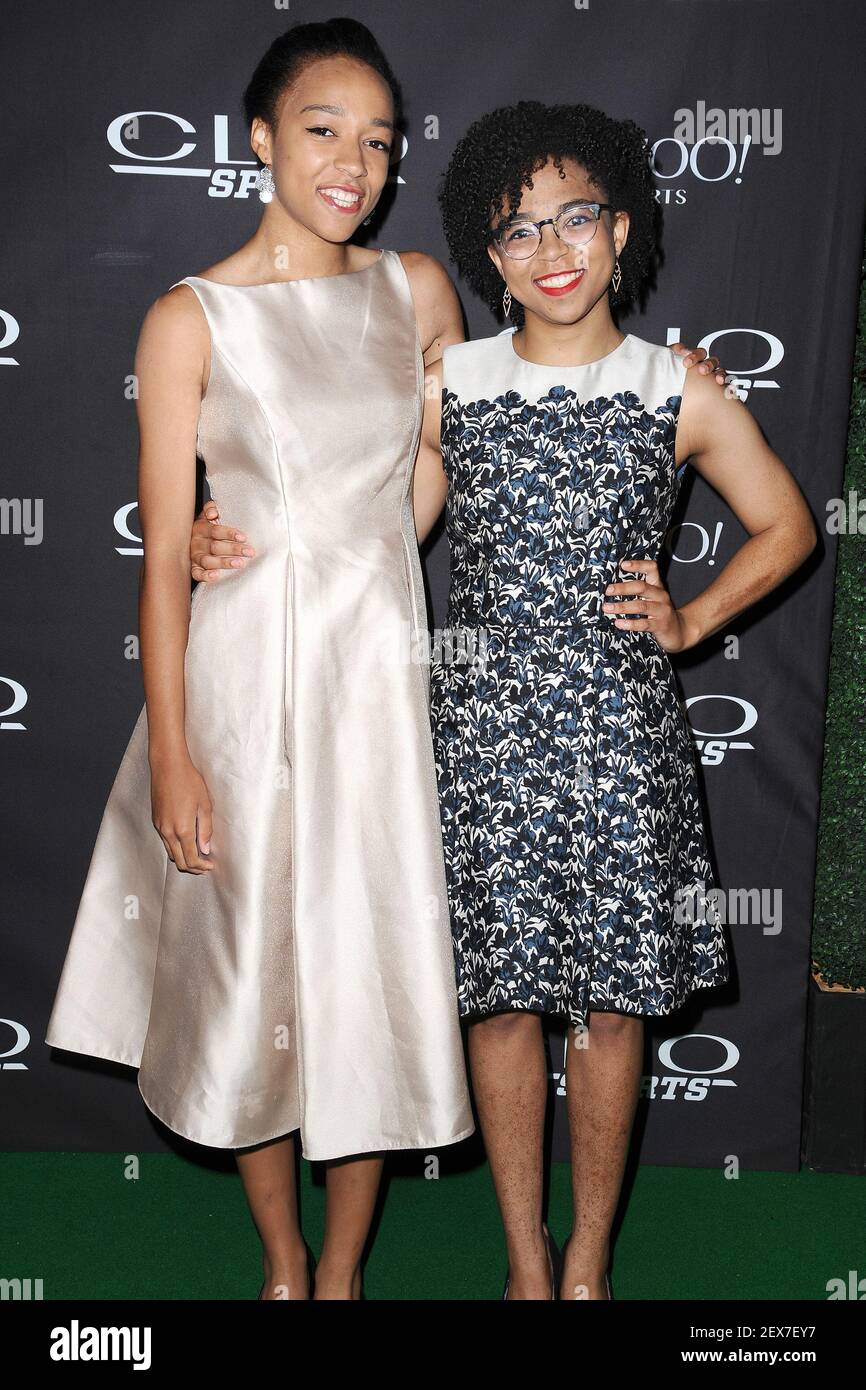 (L-R) Taelor Scott and Sydni Scott (Stuart Scott's daughters) attend ...