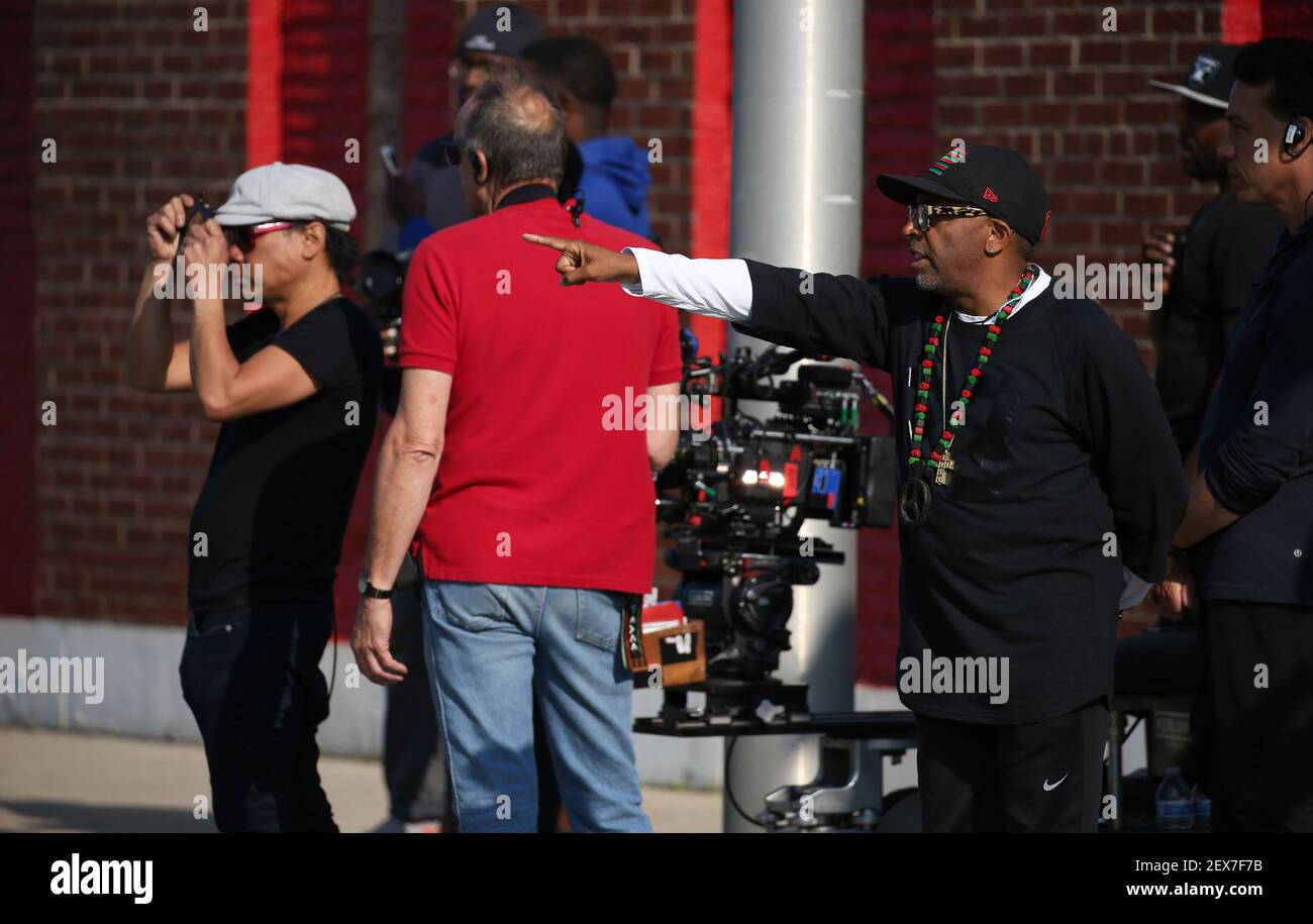 "Chi-raq" director of photography Matty Libatique, left, and Spike Lee ...