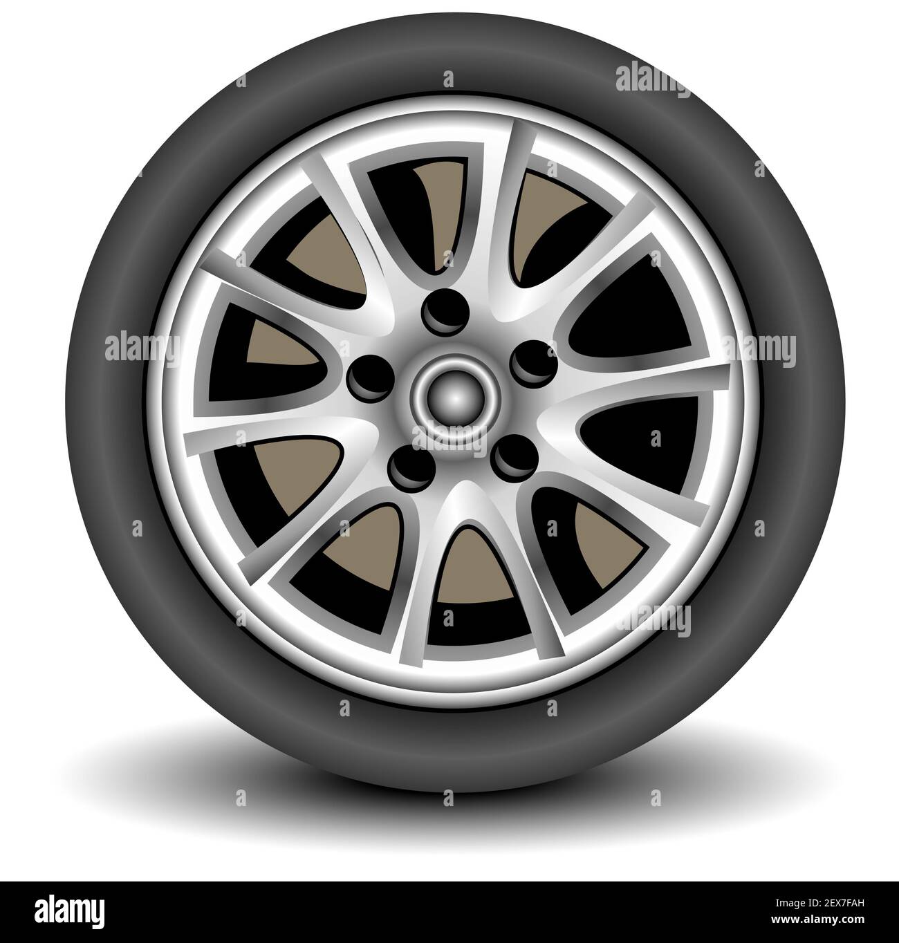 New truck wheel Cut Out Stock Images & Pictures - Alamy