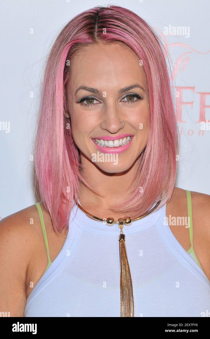 Tiffany Dunn arrives at the "Magic Mike XXL" Celebration held at ...