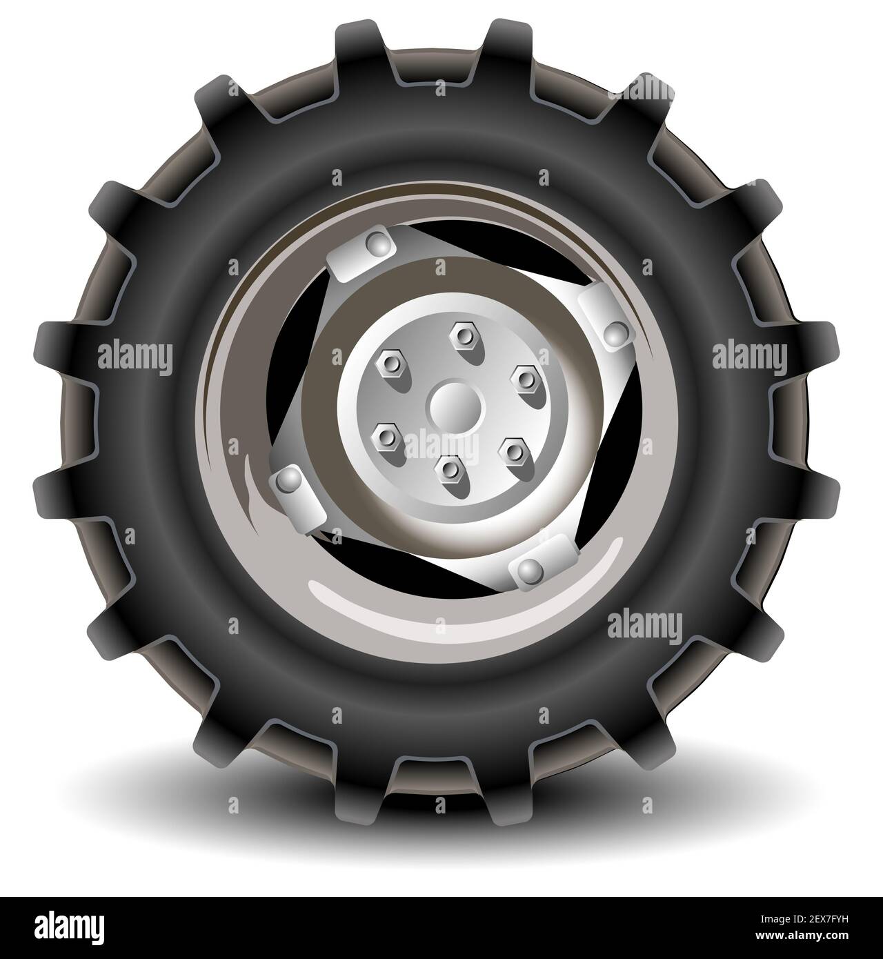 New truck wheel Cut Out Stock Images & Pictures - Alamy