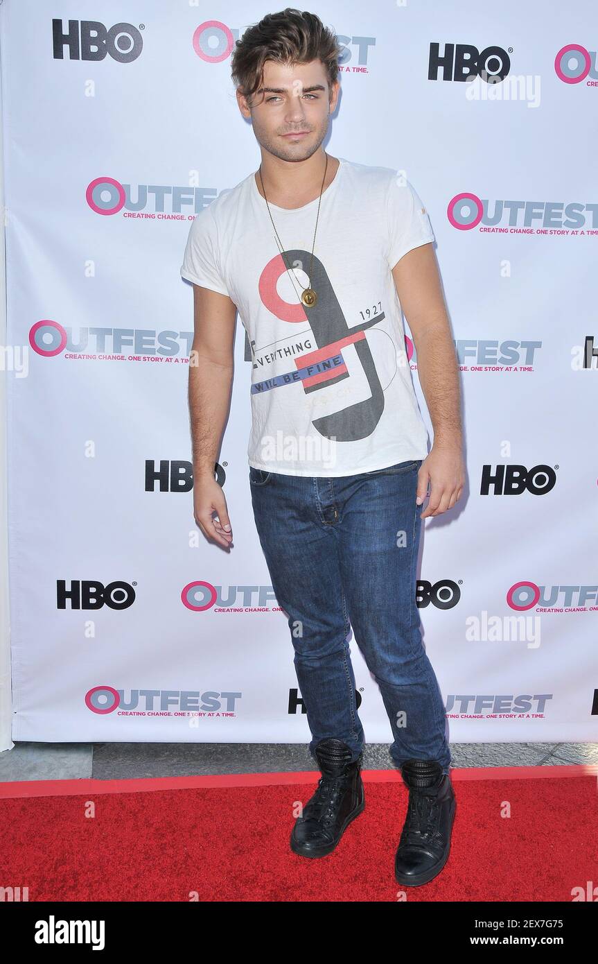 Garrett Clayton arrives at the 2015 OutFest Los Angeles LGBT Film ...