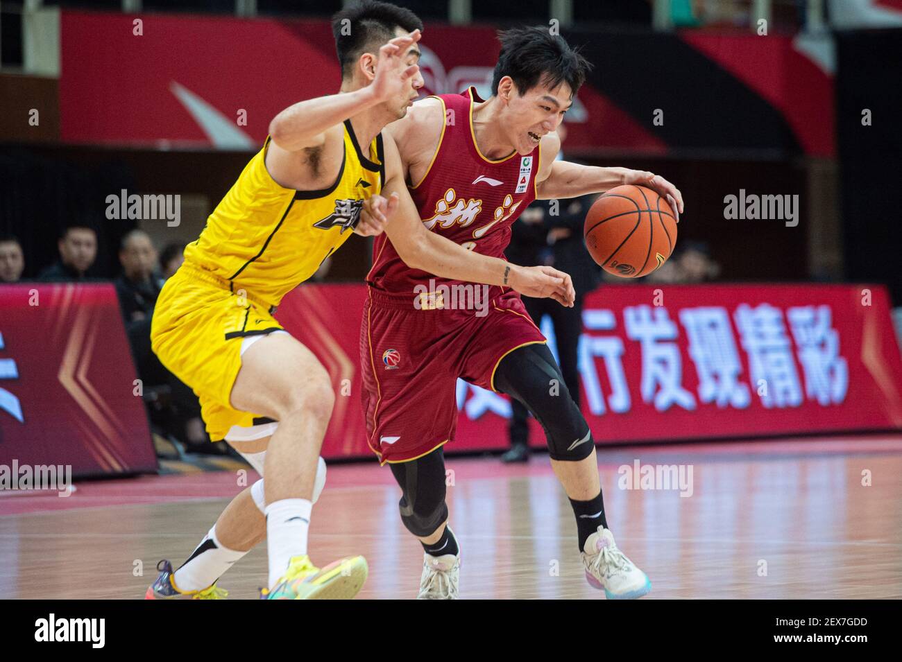 Zhuji, China's Zhejiang Province. 4th Mar, 2021. Wu Qian (R) of ...