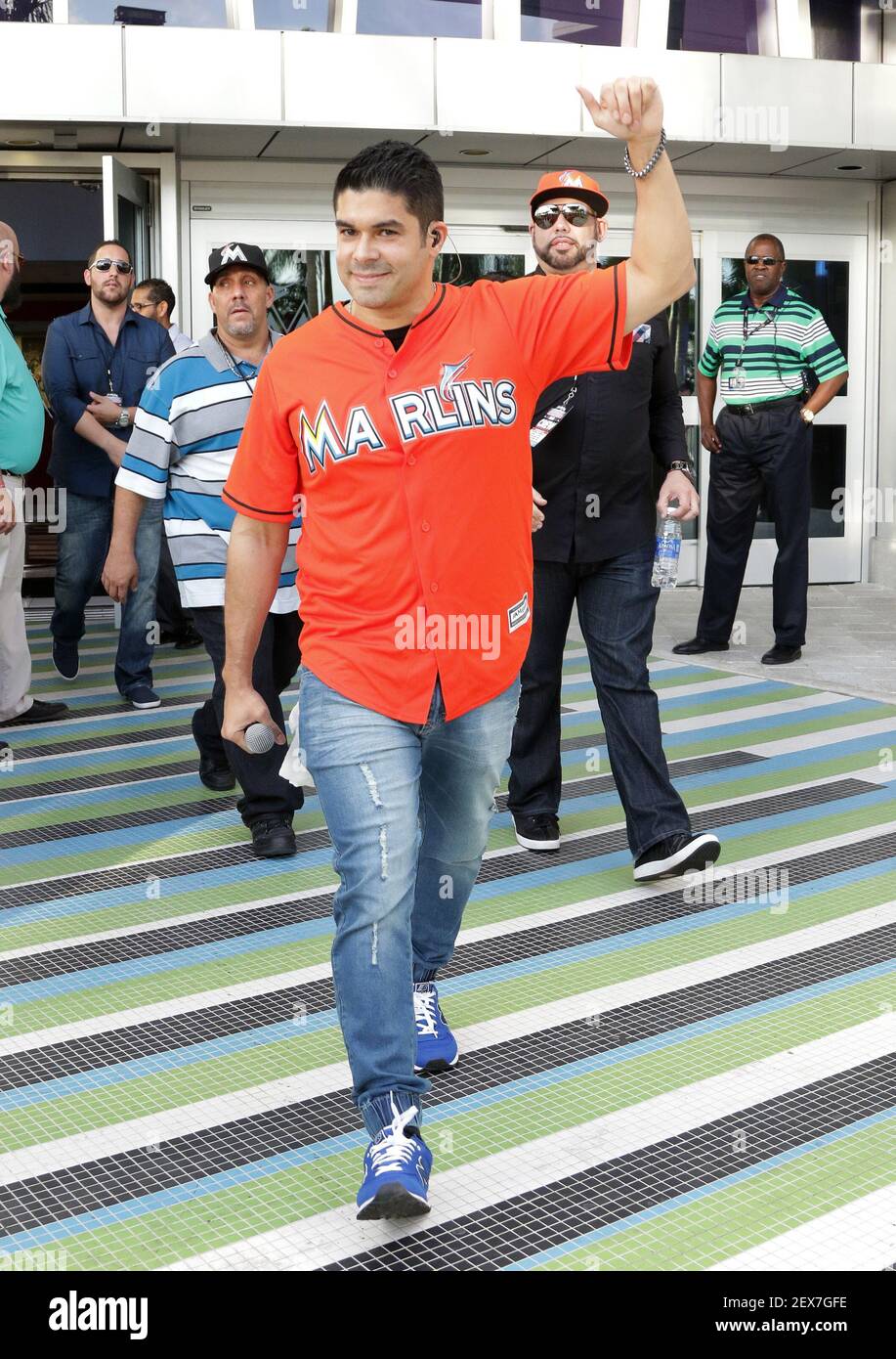 MIAMI, FL-JULY 11: Jerry Rivera, multi-platinum salsa singer is seen ...
