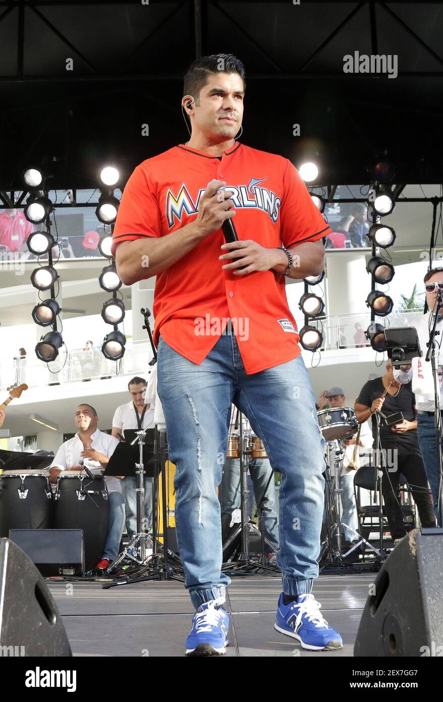 MIAMI, FL-JULY 11: Jerry Rivera, multi-platinum salsa singer is seen ...