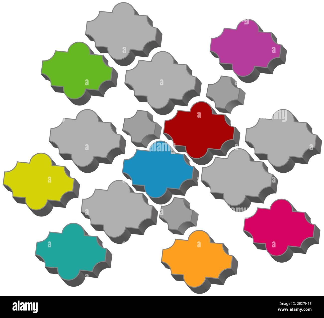 Pavement sidewalk pavement Cut Out Stock Images & Pictures - Alamy